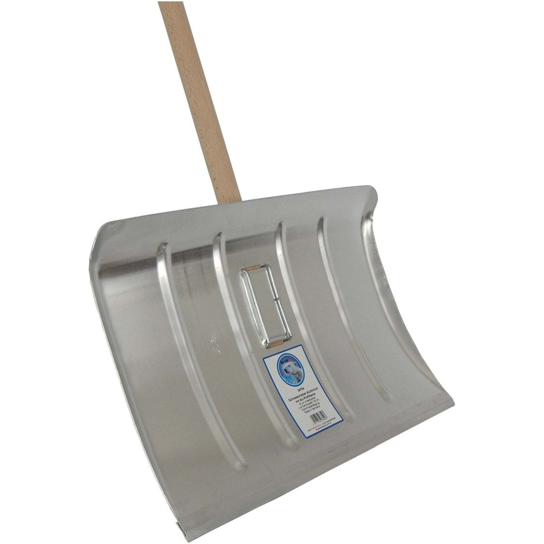 Schneeschieber mit Aluminiumkante